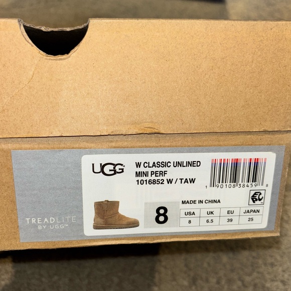 UGG | Shoes | Ugg Classic Unlined Mini Perf Women Size 8 | Poshmark